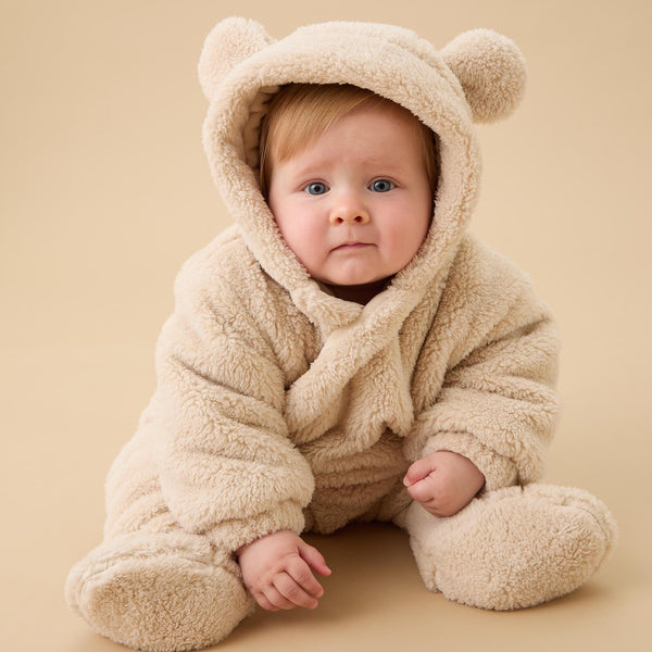 Soft Borg Pramsuit | Baby Daywear | MORI US