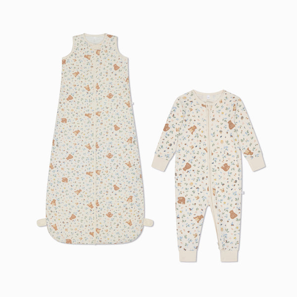 Bear Front Opening Bedtime Set 2.5 TOG | Organic Baby Sleepwear | MORI US