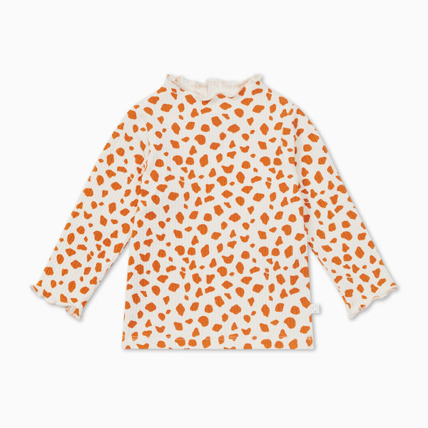 Giraffe Spot Ribbed Top | Organic Baby Tops | MORI US