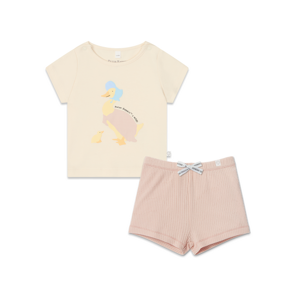 Jemima Puddle-Duck Tee & Ribbed Shorts | MORI US