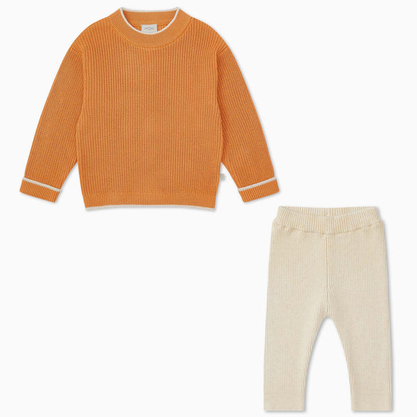 Knitted Sweater & Leggings Outfit | Winter Baby Clothing | MORI US
