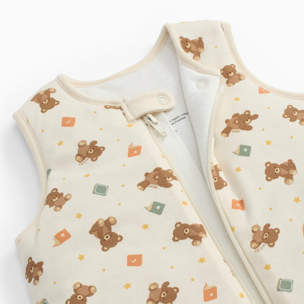 Teddy Bear Front Opening Sleep Sack 2.5 TOG | Baby Sleepwear | MORI US