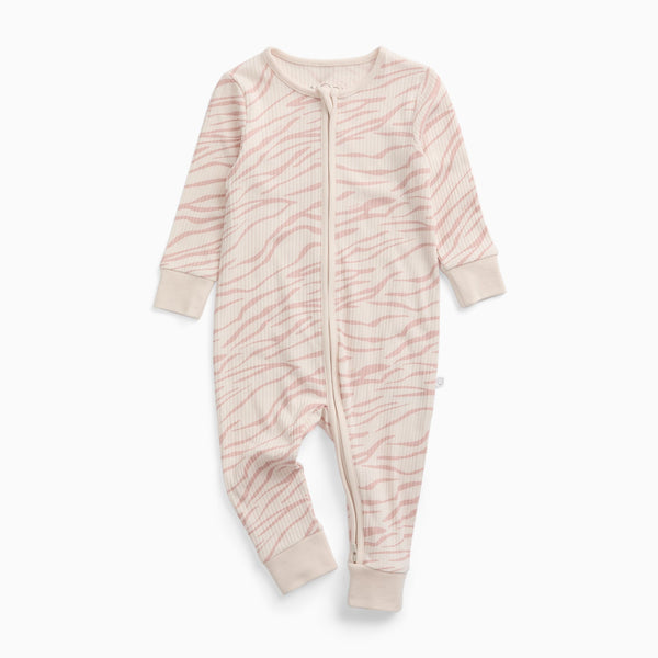 Shop Zebra Sands Ribbed Snug Fit Pajamas | MORI US
