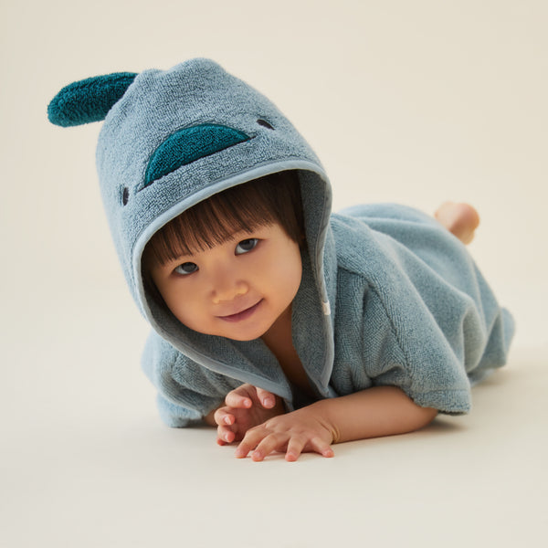 Hooded Dolphin Poncho Towel | MORI US
