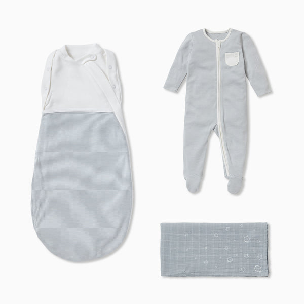 Newborn Sleep & Swaddle Set | Organic Baby Clothes | MORI US