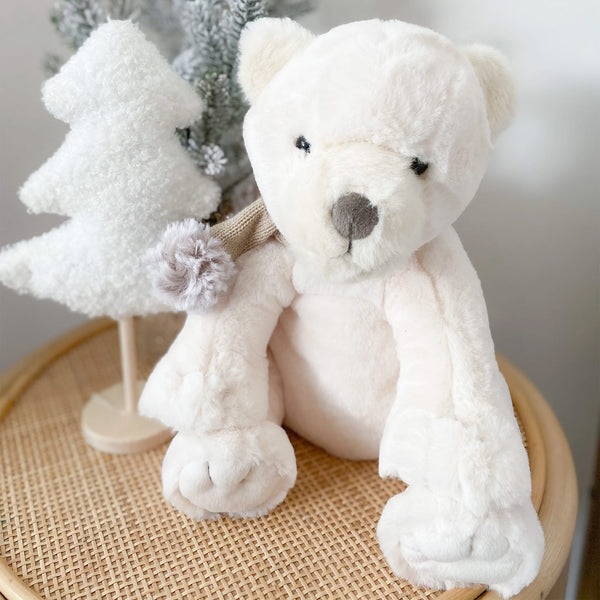 Mon Ami Scout Polar Bear | Christmas Baby Gifts | MORI US