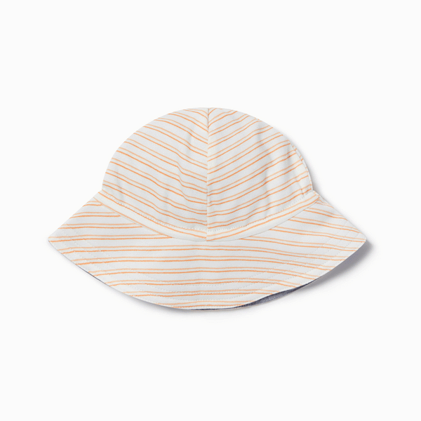 Orange Stripe Reversible Sun Hat | MORI US