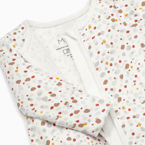 Pebble Zip-Up Sleep & Play One-Piece | MORI US